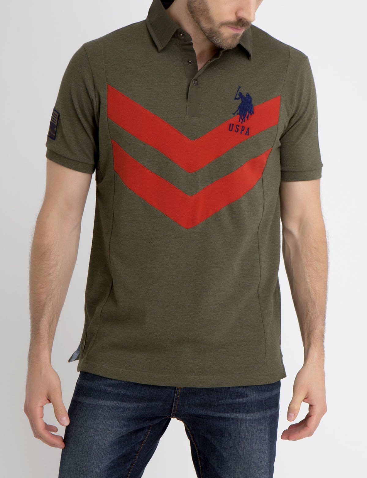 CHEVRON POLO SHIRT– U.S. Polo Assn.