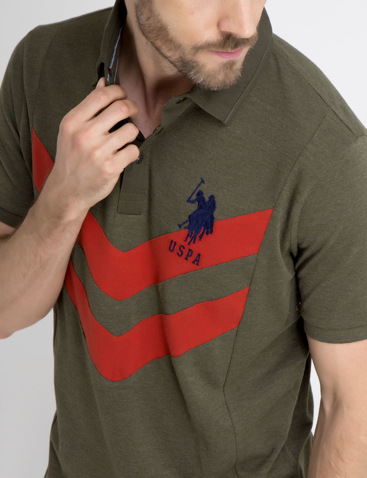 CHEVRON POLO SHIRT– U.S. Polo Assn.